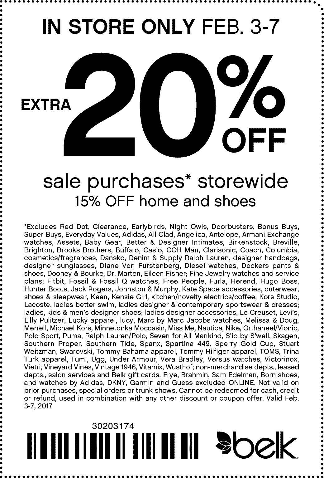 Extra 20% off sale items at Belk | Belk December 2025 Coupons, Promo ...