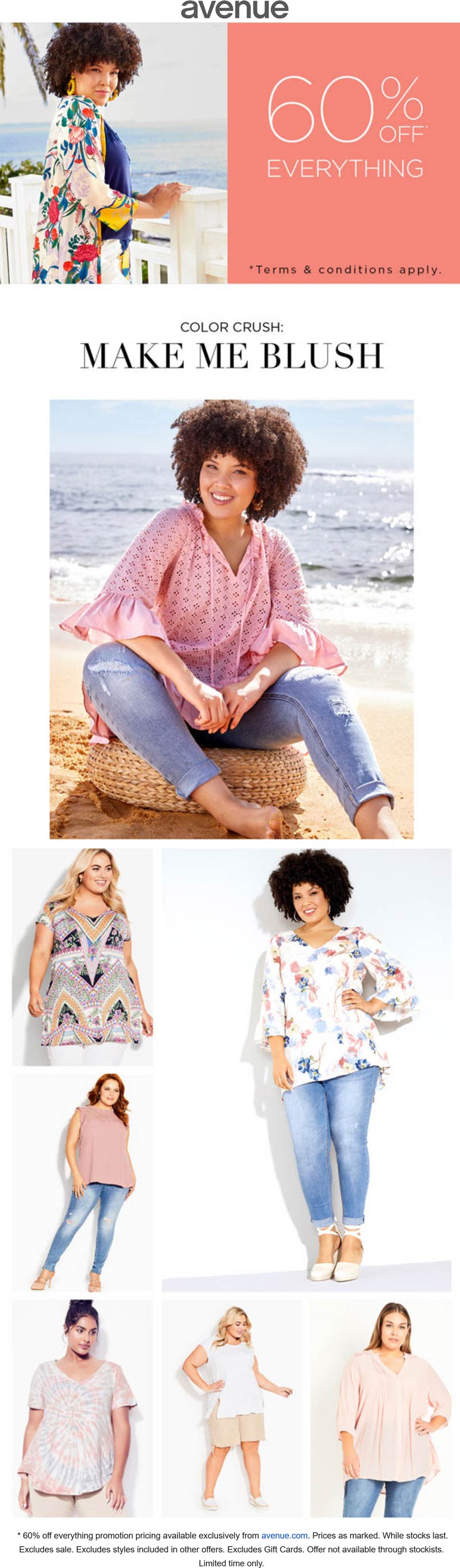 60 Off Everything Online At Avenue avenue The Coupons App 60 Off Everything Online At Avenue avenue The Coupons App